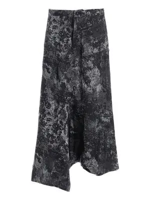 Y’s Asymmetrical Gusset Pants - Green