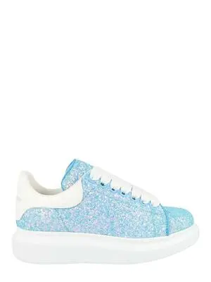 Alexander McQueen Glitter Oversized Sneakers - White