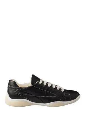Prada Nappa Leather Sneaker - Black