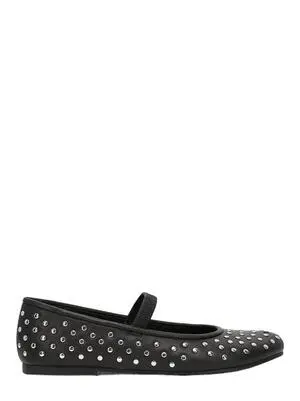 THE FRYE COMPANY Emma Studded Mary Jane Flats - Black