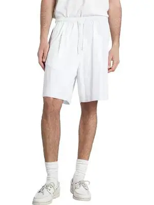 LOW BRAND Tokyo Drawstring-waistband Shorts - White