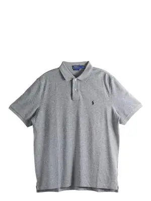 Polo Ralph Lauren Embroidered Logo Polo Shirt - Grey