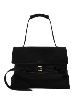 Moschino Medium Tie Me Tote - Black