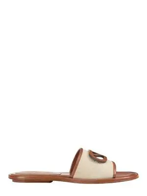 SERGIO ROSSI Surge Logo-detail Sandals - Neutrals