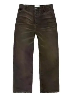 ALEXANDER DIGENOVA Paneled Trousers - Brown