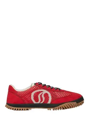 Stella McCartney S-wave Mesh Sneakers - Red