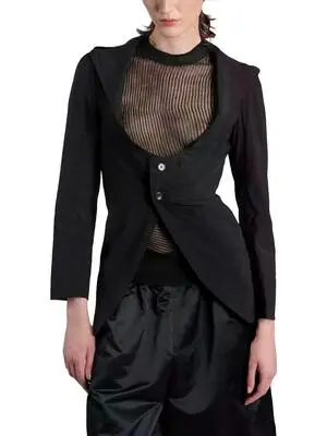 Junya Watanabe Tailored Cut-out Jacket - Black