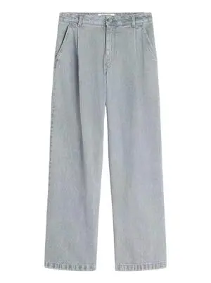 Maison Kitsuné Pleated Jeans - Grey