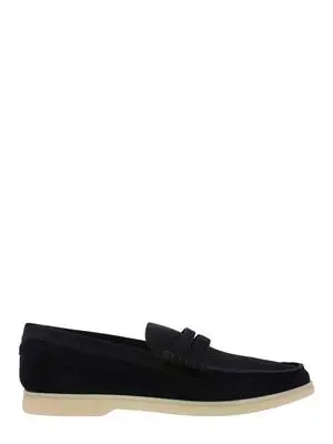 FABI Monaco Suede Loafers - Blue