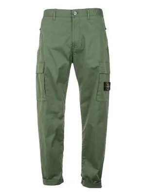 Stone Island Slim Cargo Pants - Olive