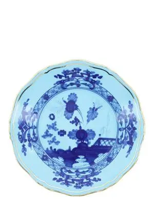 GINORI 1735 Oriente Italiano Iris Bread Plate - Blue