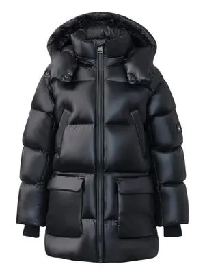 Mackage Down Coat With Detachable Hood - Black
