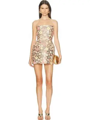 BRONX AND BRONCO Jasmine Maraya Strapless Mini Dress - Multi