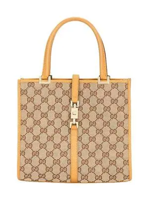 FWRD RENEW Gucci Bardot Tote Bag - Beige