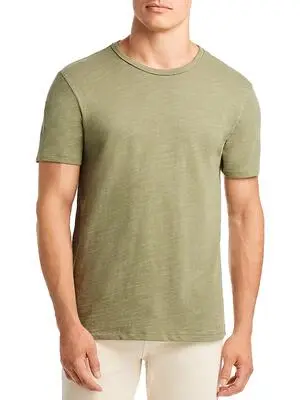 Rag & Bone Flame Classic Fit Short Sleeve Tee Lichen