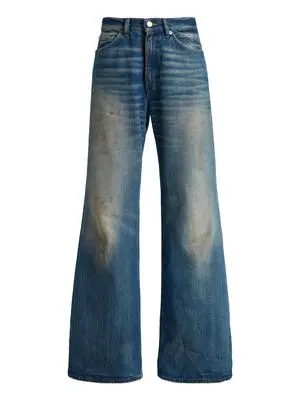 HAIKURE Clara Rigid Flared Jeans - Medium Wash