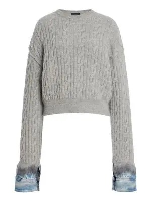 HAIKURE Karine Cotton Sweater Grey