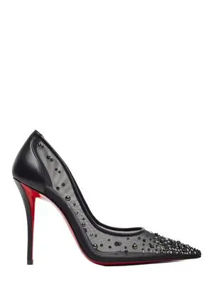 CHRISTIAN LOUBOUTIN Christian Louboutin Miss Z 100 Degrastass Pumps Black
