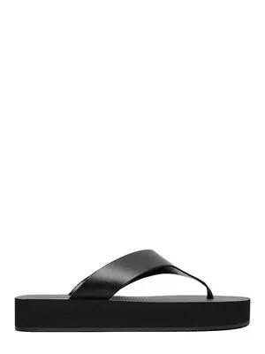 THE ROW Dune Flatform Ginza Slides - Black