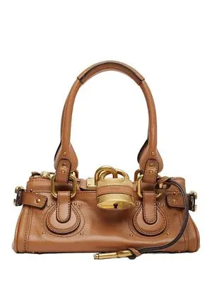 Chloé Paddington Small Leather Bag - Brown