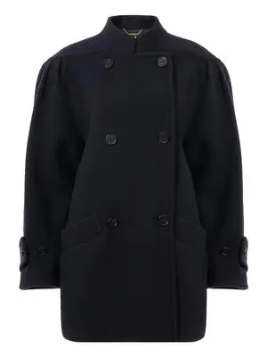 Chloé Iconic Wool Jacket - Blue
