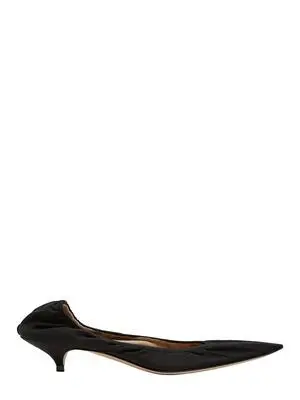 THE ROW Liisa Kitten Pumps - Black