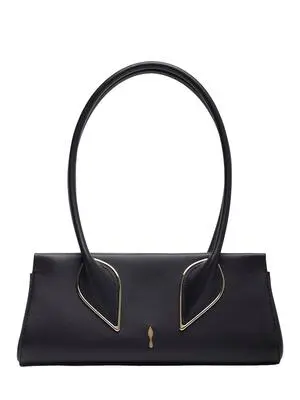 CHRISTIAN LOUBOUTIN Venus Baguette Shoulder Bag - Black