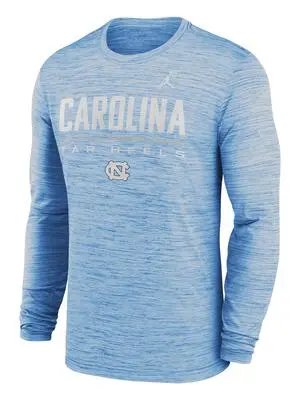 JORDAN North Carolina Sideline Velocity Brand Dri-fit College T-shirt - Blue