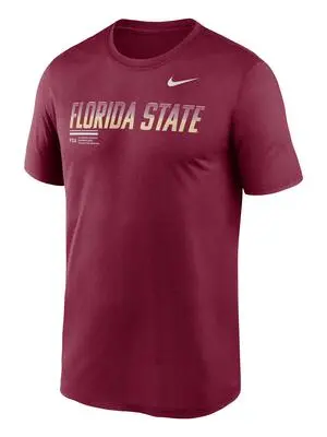 Nike Florida State Sideline Legend Dri-fit College T-shirt - Red