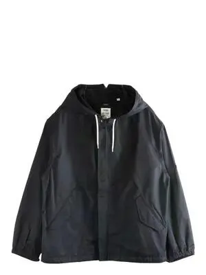Nanamica Hooded Jacket With Drawstring Fastening - Black