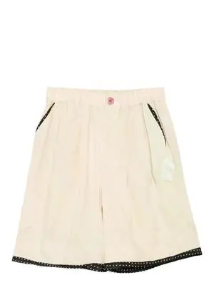 Undercover Contrast-trim Shorts - Neutrals