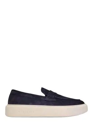 HENDERSON BARACCO Suede Slip-on Loafers - Blue
