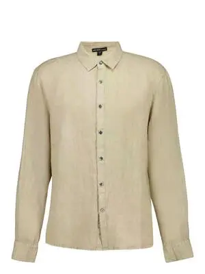 JAMES PERSE Long-sleeve Linen Shirt - Neutrals