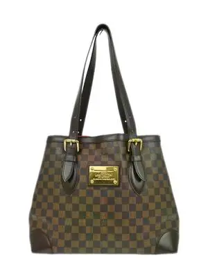 LOUIS VUITTON 2007 Hampstead Mm Damier Shoulder Bag - Brown