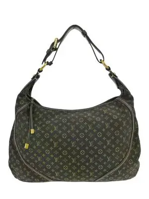 LOUIS VUITTON 2000 Mm Monogram Mini Lin Manon Shoulder Bag - Black