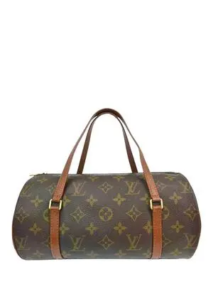 LOUIS VUITTON 2001 Monogram Papillon 26 Handbag - Brown