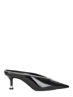 Alexander Wang Akila Zip Closed Toe Mule - Black