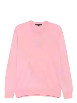 Tibi V-neck Sweater - Pink