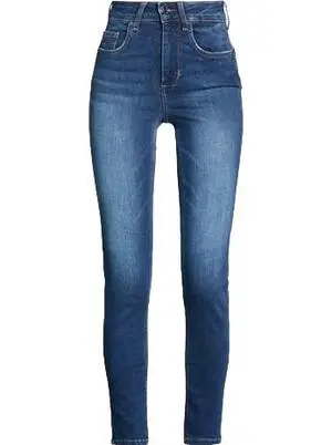 Liu Jo Skinny Jeans With Appliqués - Blue