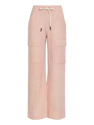 Moncler Drawstring Cargo Pants - Pink
