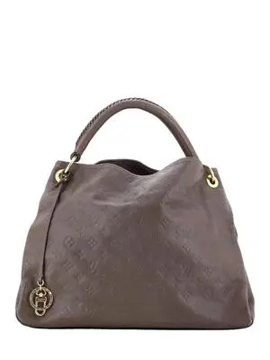 LOUIS VUITTON Artsy Mm Hobo Bag Monogram Empreinte Leather - Brown