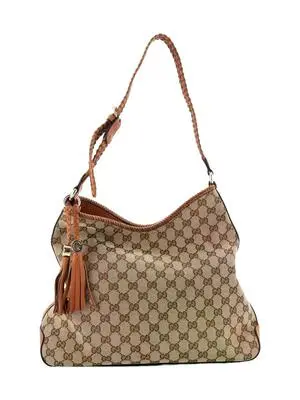 GUCCI Marrakech GG Canvas Medium Hobo Bag