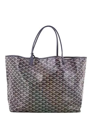 Goyard Saint Louis Coated Canvas Gm Tote Bag - Blue