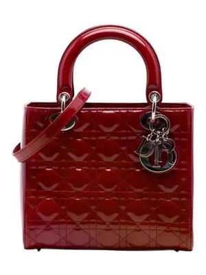 Dior Medium Lady Satchel - Red