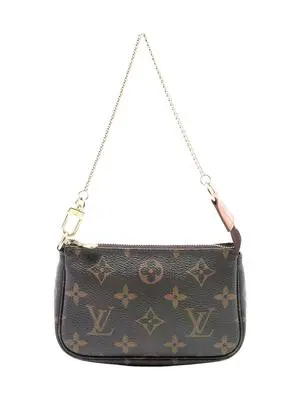 LOUIS VUITTON 2020 Monogram Mini Pochette Accessoires - Brown