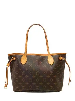 LOUIS VUITTON 2007 Monogram Neverfull Pm Tote Bag - Brown
