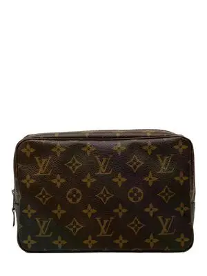 LOUIS VUITTON 1983 Monogram Trousse Toilette 23 - Brown