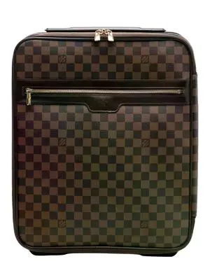 LOUIS VUITTON 2009 Damier Ebene Pegase 45 Travel Bag - Brown