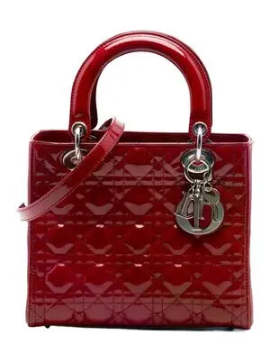 Dior 2011 Medium Lady Satchel - Red