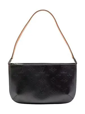 LOUIS VUITTON Monogram Mat Fowler Shoulder Bag - Grey